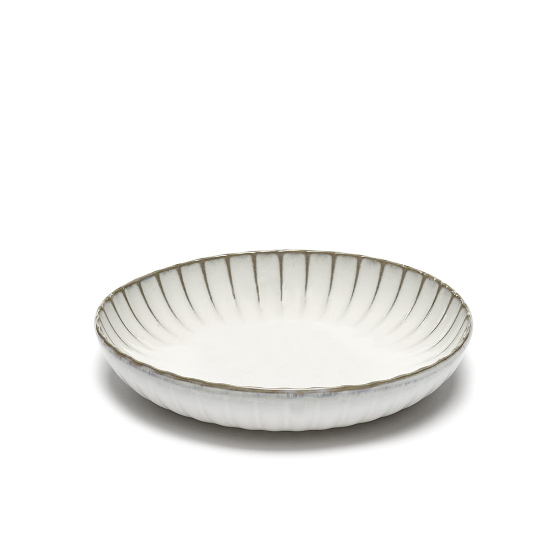 INKU WHITE Talerz głęboki biały 230 x 45 mm kamionka ALVA
